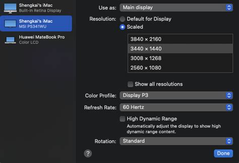 External Monitor Scaling Problem R Macos