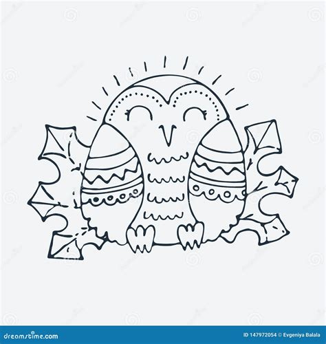 Peque O P Jaro Lindo Ejemplo Exhausto Del Vector De La Mano De La
