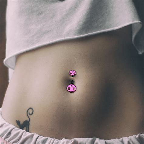 Cute Belly Button Piercing
