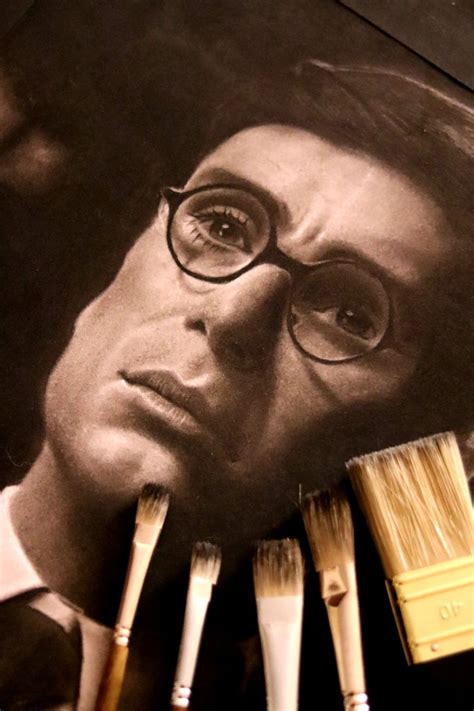 Hyper Realistic Drawing Of Tommy Shelby Realistic Drawings Charcoal