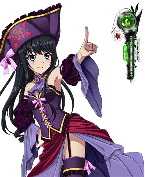 Safebooru 1girl Black Hair Blue Eyes Breasts Choker Detached Sleeves