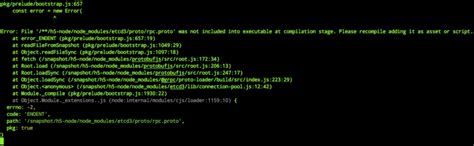 Pkg Was Pack Success But Crash In Use Pack File Error For Etcd3 Rpc