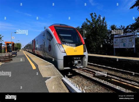 Greateranglia Trains Class 755 Train At Manea Station Cambridgeshire