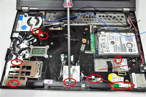 Lenovo Thinkpad X230 Disassembly Clean Cooling Fan Remove Keyboard