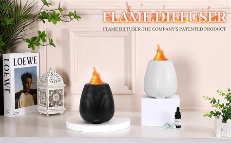 Ayeany Flame Diffuser200ml Essential Oil Diffusers With