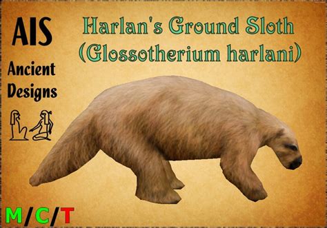 Second Life Marketplace Harlans Ground Sloth Glossotherium Harlani