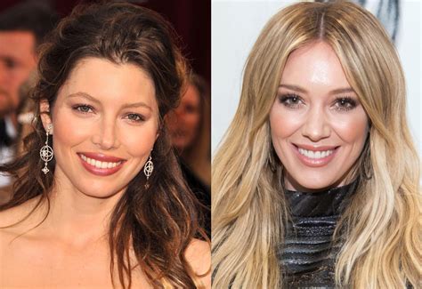 Best Face Jessica Biel Vs Hilary Duff Rcelebbattles