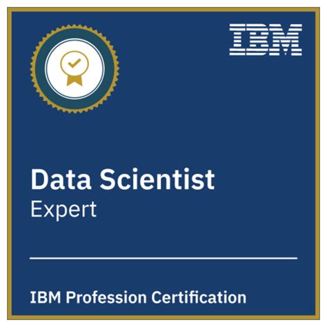 Data Science Profession Certification Level 2 Expert Credly
