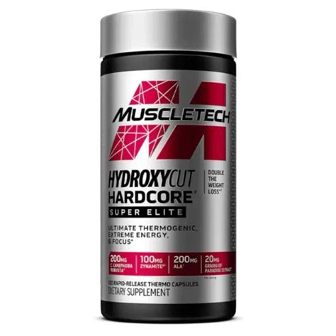 Muscletech Hydroxycut Hardcore 100cps Perfect Body 360°