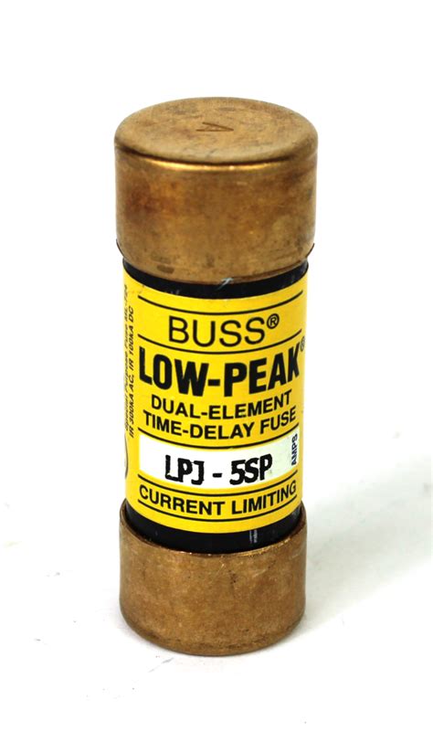 Buss Lpj 5sp Low Peak Dual Element Time Delay Fuse 600vac