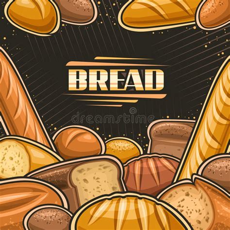 Vector Bread Layout Stock Vector Illustration Of Background 344020312