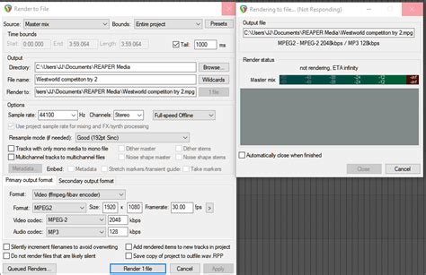 Having Trouble Rendering Video Rreaper