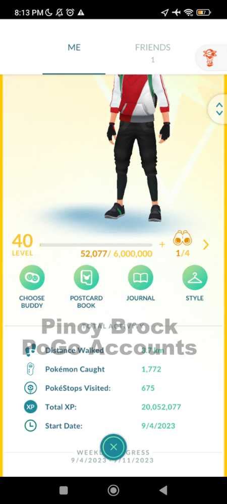 Pokemon Go Level 40 Starter Account