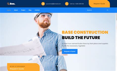 Bee Free HTML5 Bootstrap 4 Agency Website Template ThemeWagon