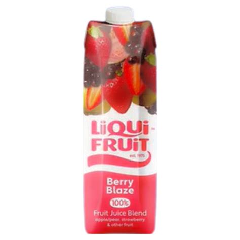 Liqui Fruit Berry Blaze 100 Fruit Juice Blend 1lt Superb Hyper