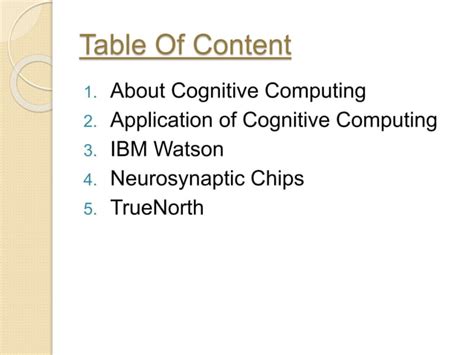 Cognitive Computing Ppt
