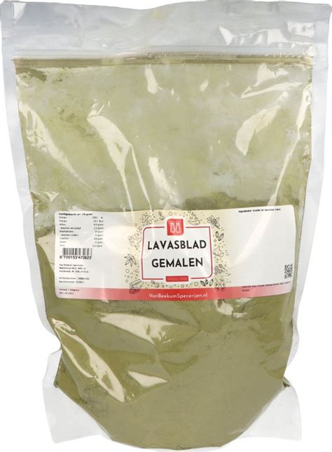 Lavasblad Gemalen 1 Kilo Hersluitbare Stazak Van Beekum