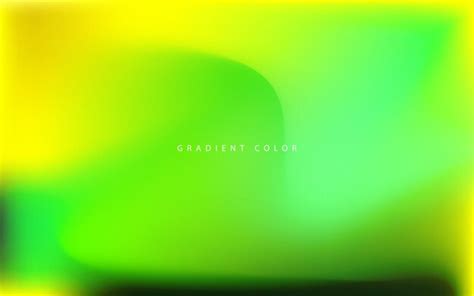 Fond De Couleur Vert Et Jaune Dégradé Abstrait Vecteur Premium
