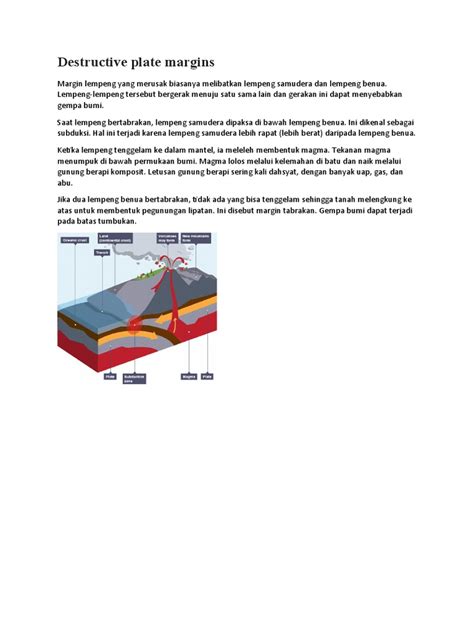 Destructive Plate Margins Pdf