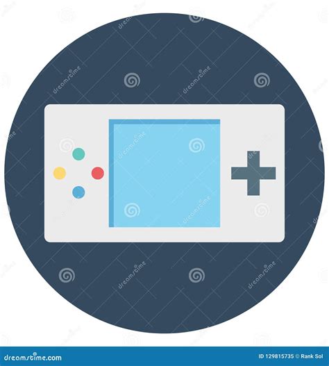 Psp Game Isolated Vector Icons That Can Be Easily Modified Or Edit Stock Vector Illustration