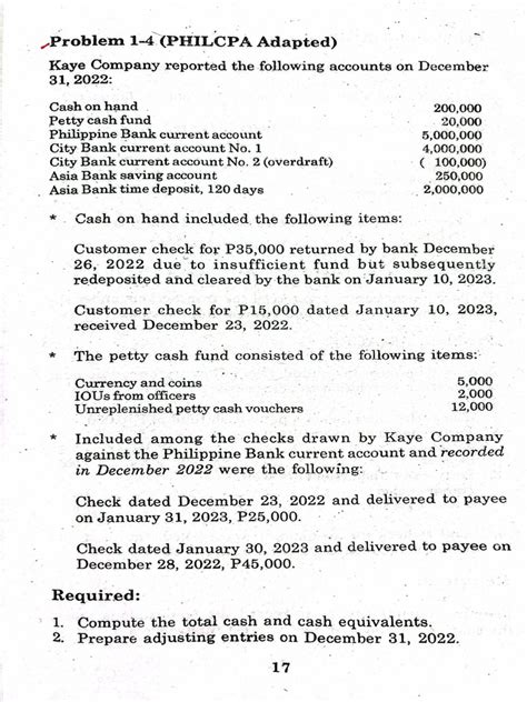 Assignment 1 Chapter 1 2 3 Acctg 4 Pdf