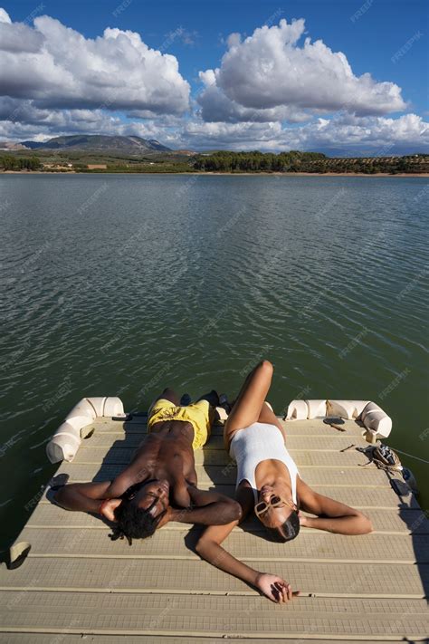Free Photo Lifestyle Of People Swimming In Lake