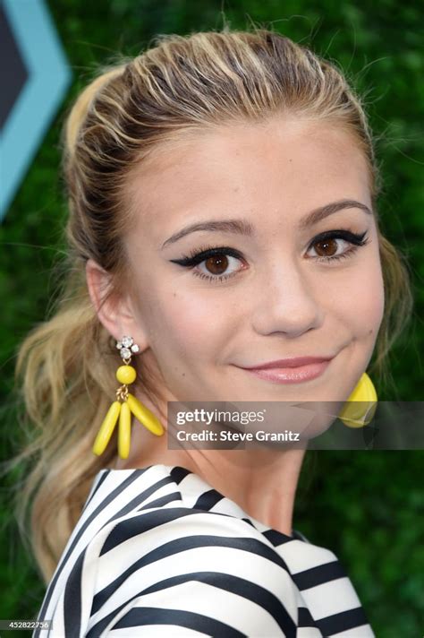 Actress G Hannelius Attends The 2014 Young Hollywood Awards Held At