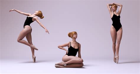 Sweet Grace Ballet Poses For Genesis 9 Daz 3d