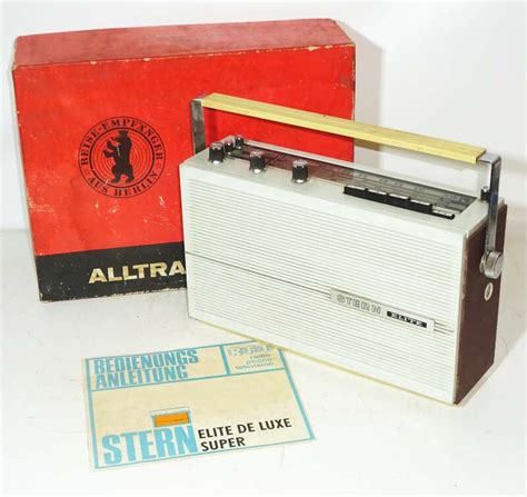 Ddr Rft Radio Stern Elite Ovp Anleitung 10905