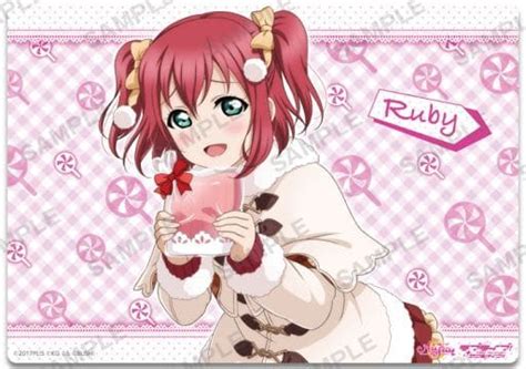 駿河屋 黒澤ルビィ 「ラブライブスクールアイドルフェスティバルall Stars トレーディングビジュアルシート Aqours」（マウスパッド）