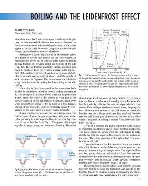 Pdf Top Of Rh Boiling And The Leidenfrost Effect · Fig 2 Boiling