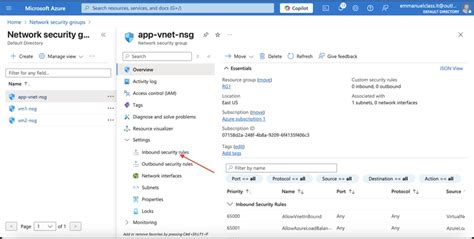 How To Create And Configure Network Security Groups Dev Community
