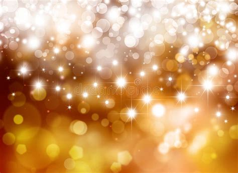Fundo Festivo Dourado Glittery Imagem De Stock Imagem De Noite
