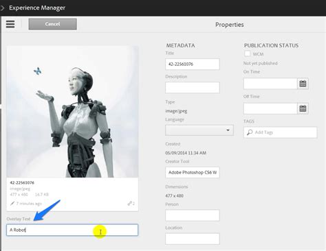 Experiencing Adobe Experience Manager AEM CQ AEM CQ 561 Add A New Image Metadata Field In
