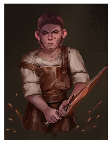 Beardless Dwarf By Skich Ko On Deviantart