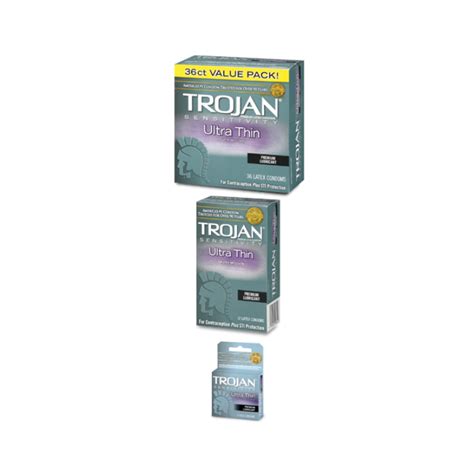 Trojan™ Ultra Thin Lubricated Condoms Fantasy Ts Nj