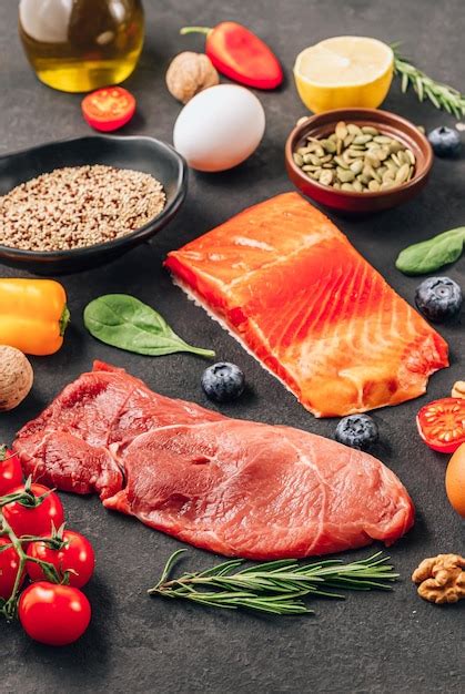 Premium Photo Fodmap Diet Concept Low Fodmap Ingredients On Black