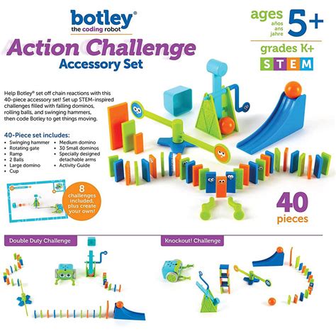 botley the coding robot action challenge accessory set abc school
