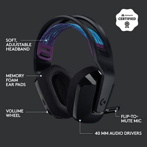 Logitech G LIGHTSPEED Wireless Headset Black Pakistan