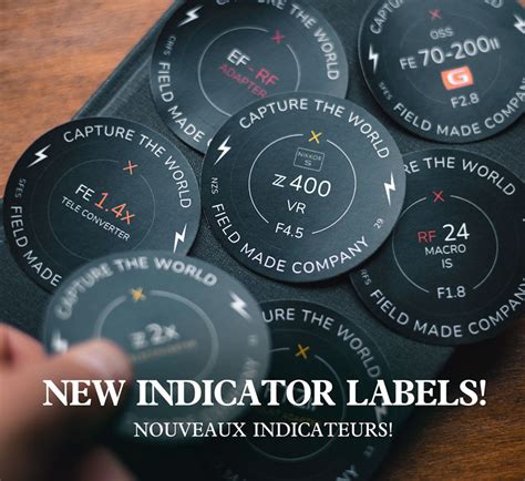 Field Made Indicator Labels For Nikon Lenses And Cameras Seriously