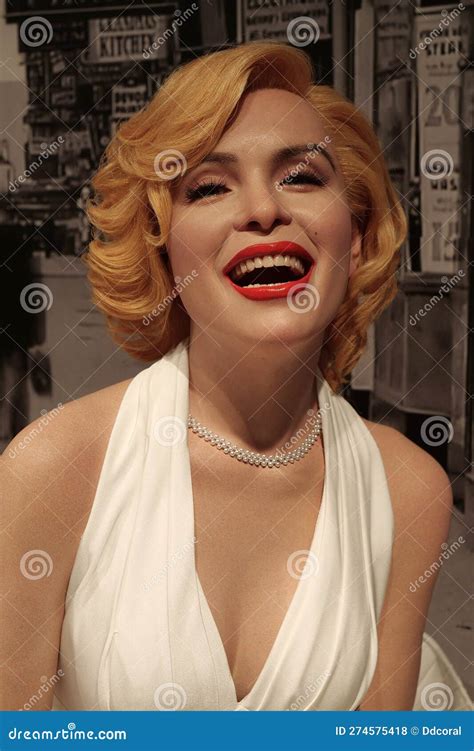 Wax Figure Of Marilyn Monroe American Actress Model And Singer