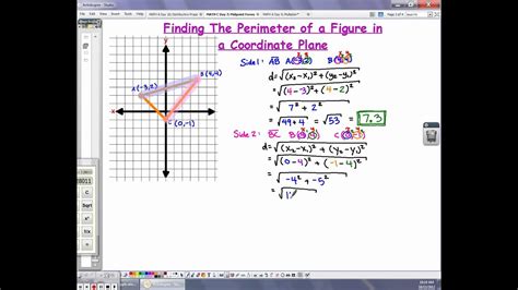 Math C Day 7 Finding The Perimeter Using The Distance Doovi