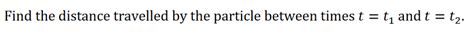 solved a particle can move along a straight line from a