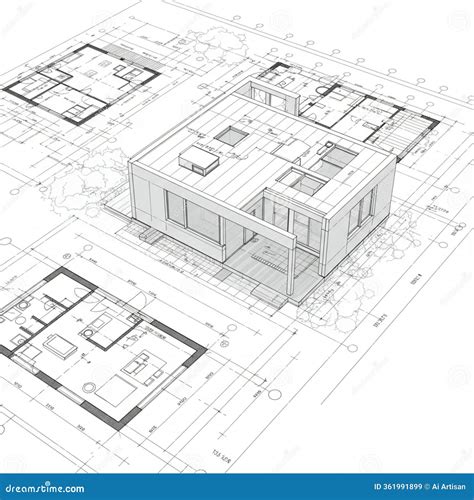 Integration Blueprint Vector Illustration 123722976