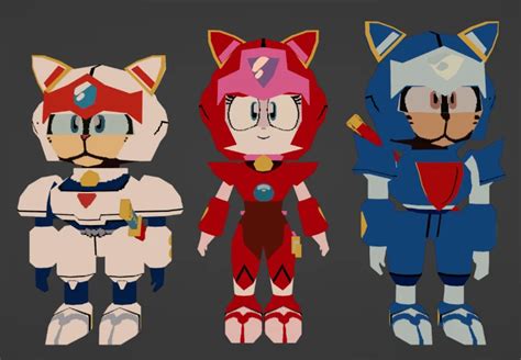 Samurai Pizza Cats Ps1 Style Models By Itsbeeache On Newgrounds