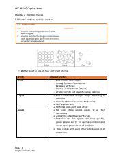 Understanding Thermal Physics States Of Matter And Temperature Course Hero