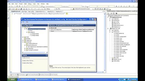 Wcf Web Service Host And Consuming From Aspnet Web Client Youtube