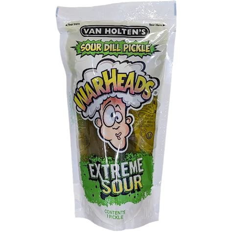 Van Holtens Jumbo Warheads Pickle Gummi Boutique