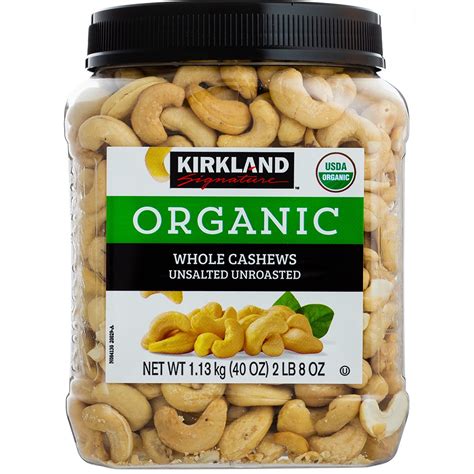 Kirkland Signature Organic Unsalted Cashews Kg Australand Foods