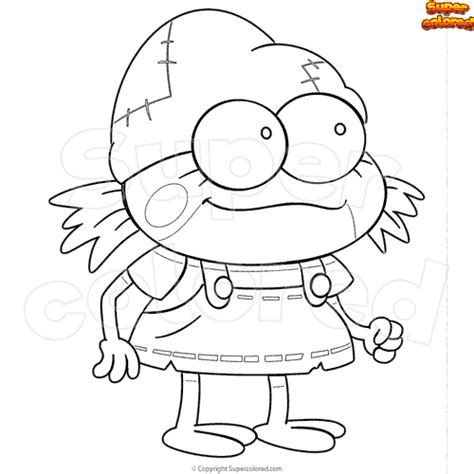 Coloring Page Amphibia Ivysundew